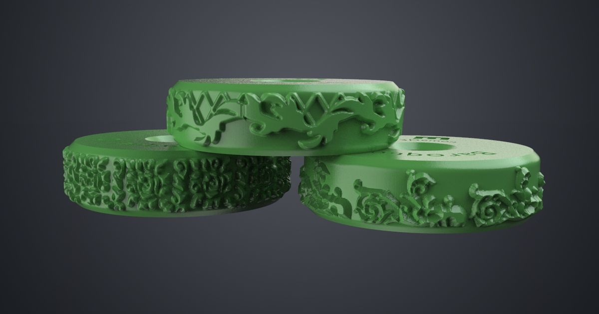 Stamp Wheels - Baroque Vol.04 (9-11) by 3Demon's Texture Rollers ...