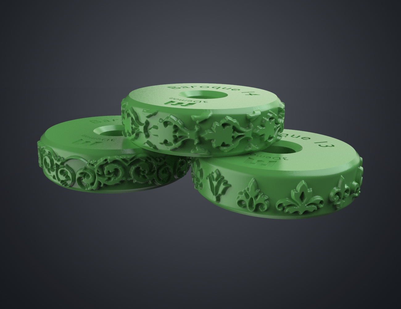 Stamp Wheels - Baroque Vol.05 (12-14) by 3Demon's Texture Rollers ...