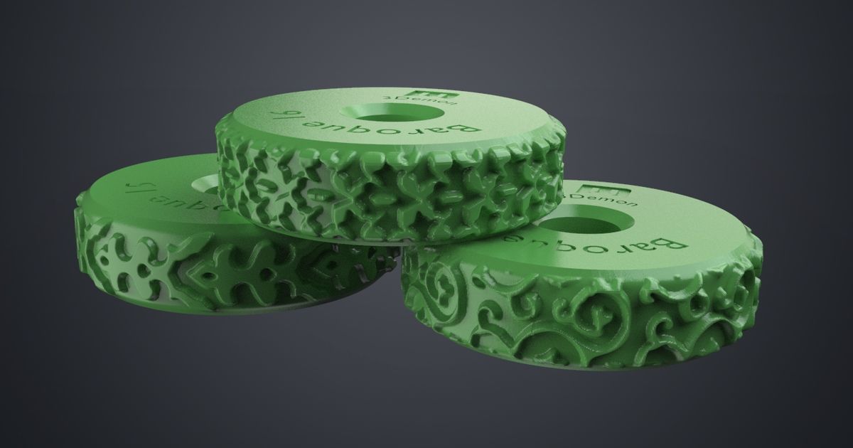 Stamp Wheels - Baroque Vol.06 (15-17) by 3Demon's Texture Rollers ...