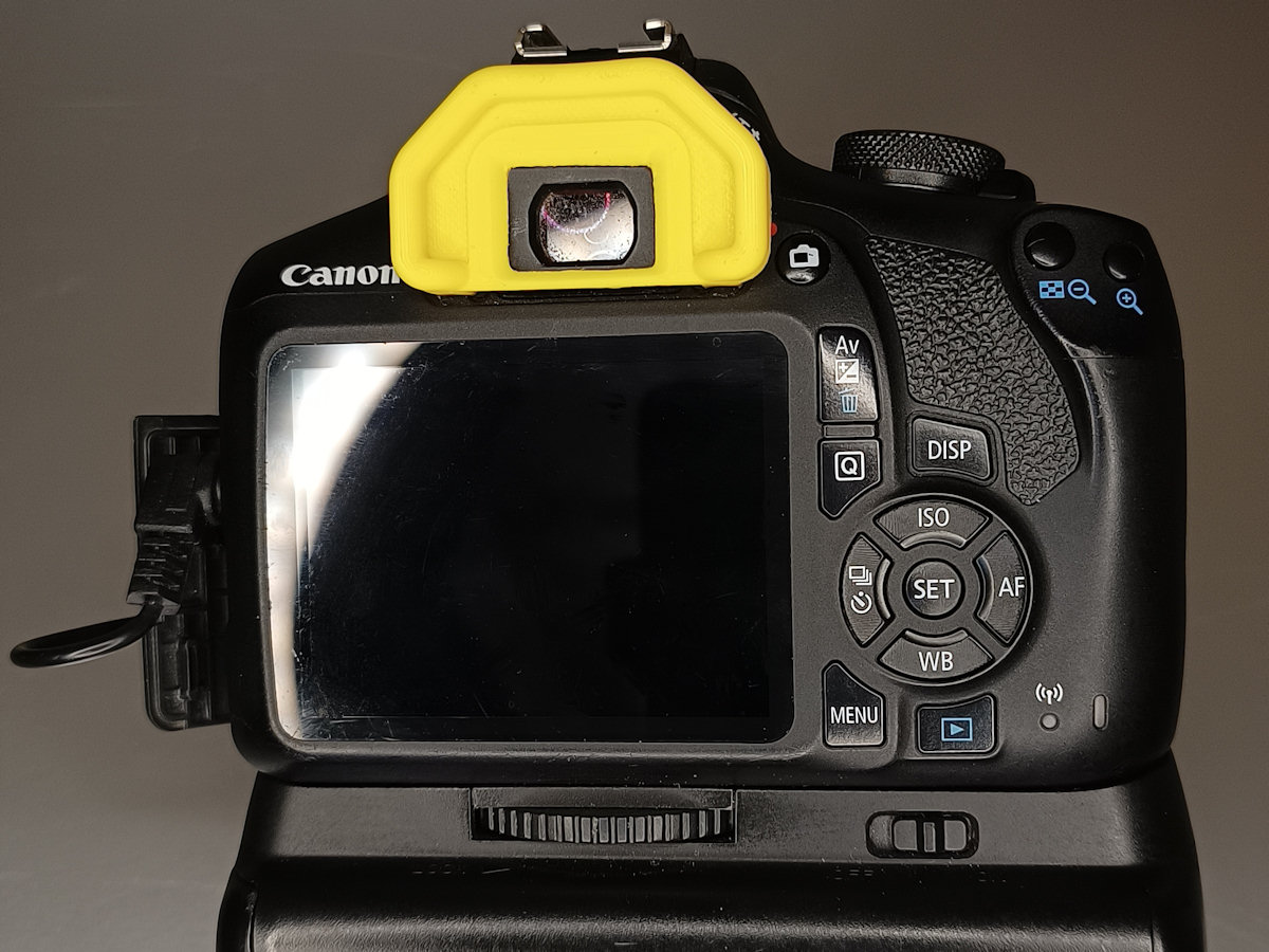 View Finder/Eyecup for Canon EOS2000D by Wim V | Download free STL ...