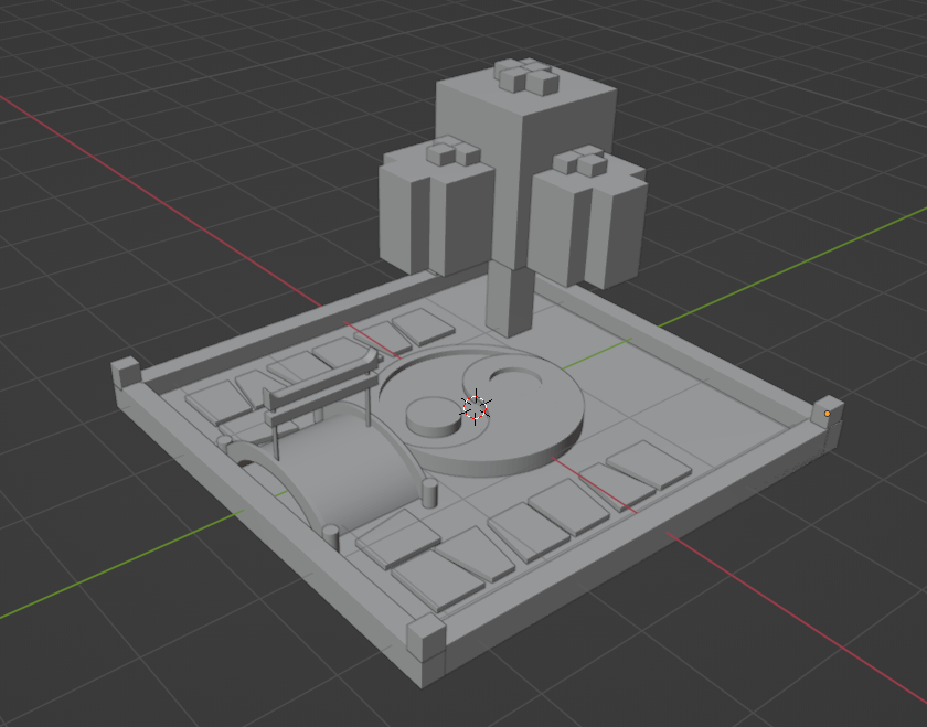 Zen garden with Tree by Dovid999 | Download free STL model | Printables.com