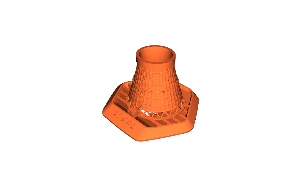 Nuclear Reactor Cooling Tower (MasterLIquid ATMOS Cooler) by Animesh ...