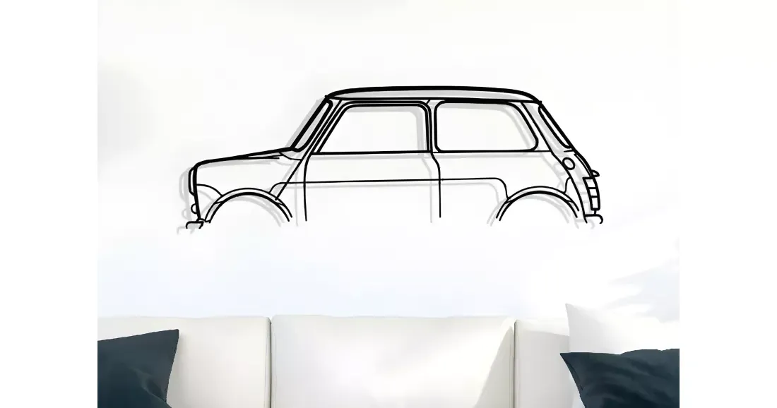 Austin mini silhouette by David | Download free STL model | Printables.com
