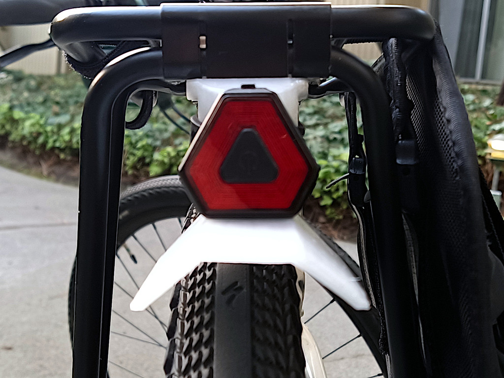 Taillight mount and fender for Delta rear bike rack by Anachronist ...