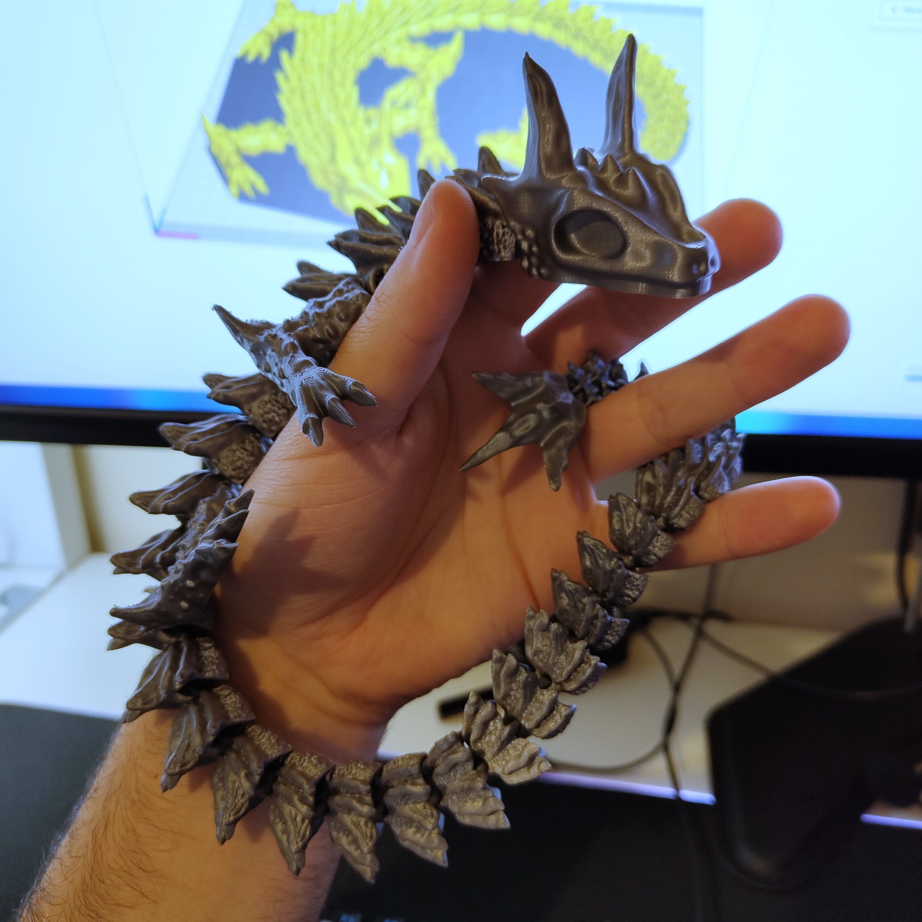 Nidhögg - Articulated Dragon by wojti | Download free STL model ...