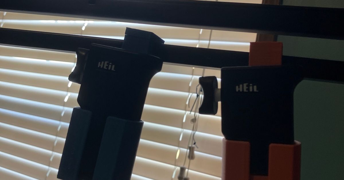 Heil Microphone Hand Switch Holder by tcarnathan | Download free STL ...
