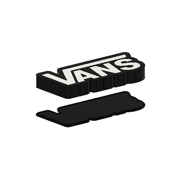 Vans Lightbox LED Lamp by braga3dprint | Printables Store