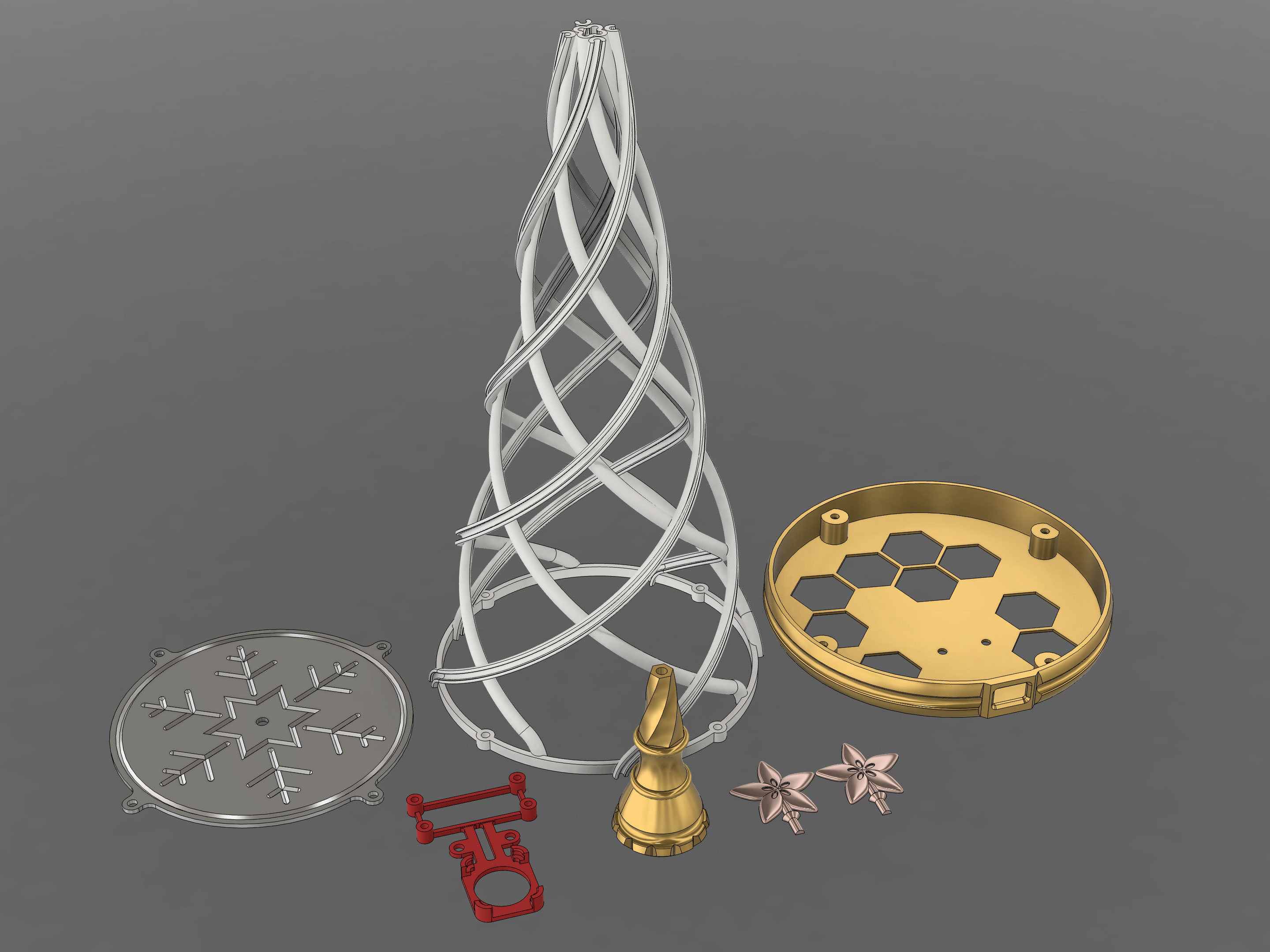 LED Noodle Tree by Adafruit | Download free STL model | Printables.com