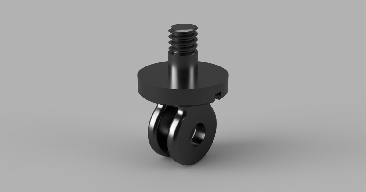GoPro Tripod Screw Adapter by M K | Download free STL model ...