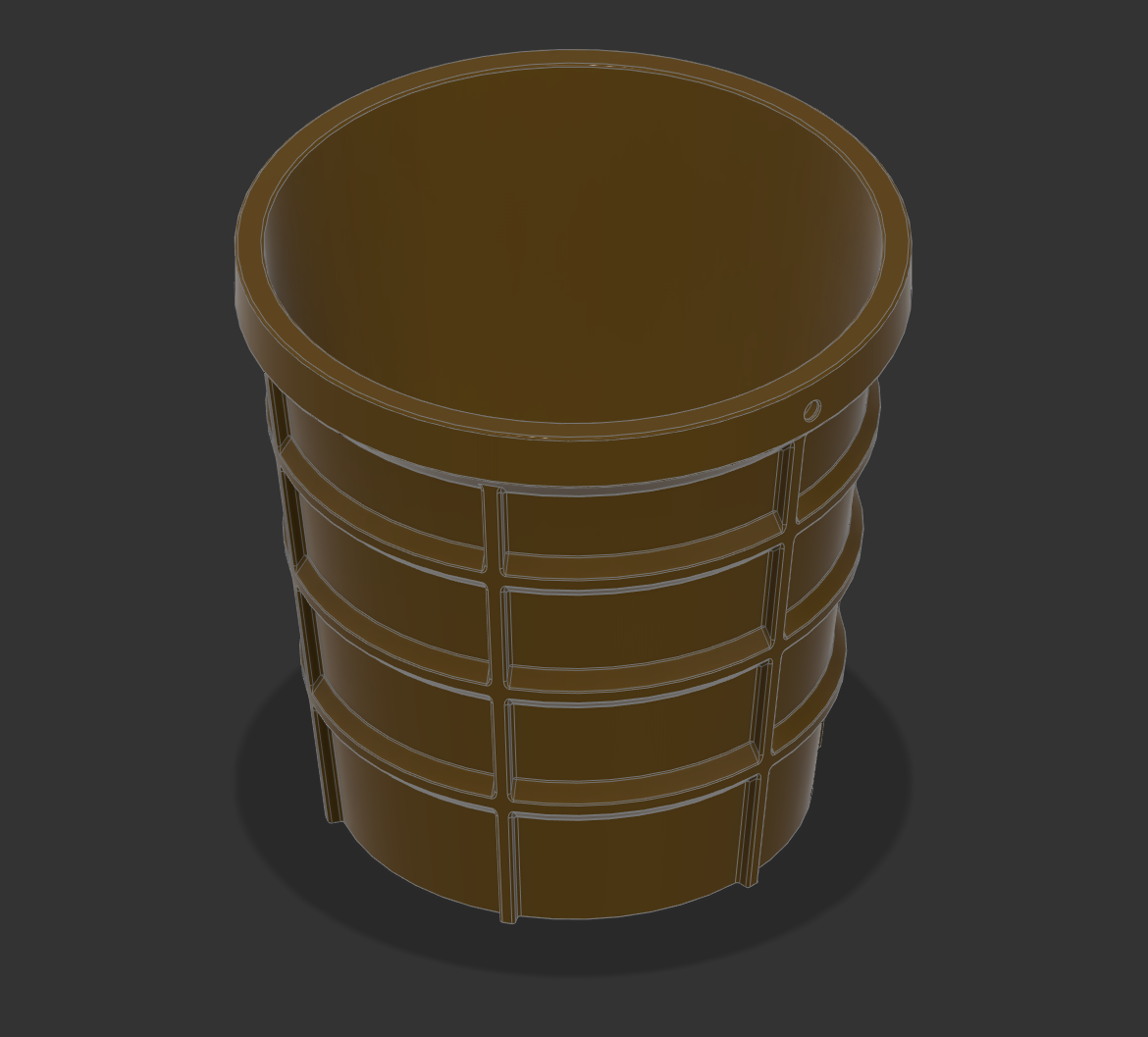 Reinforced Bucket by Olivier_V | Download free STL model | Printables.com