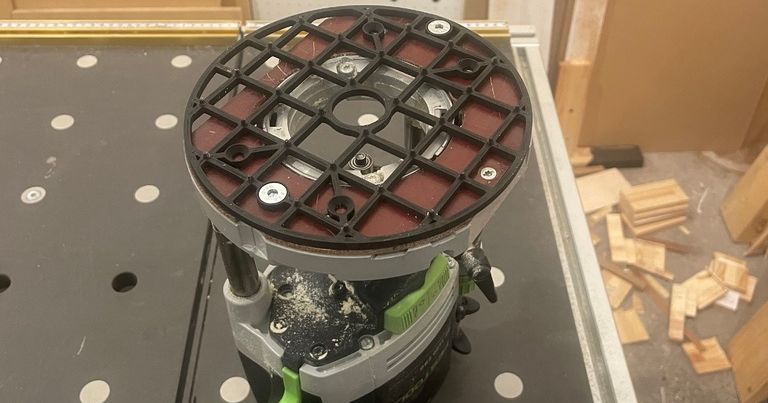 Router base plates for perfect MFT dogholes - Festool, Makita, Bosch ...