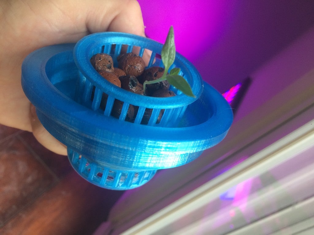 Hydroponics Net Cup / Pot System for 4inch PVC Pipe by smysnk ...