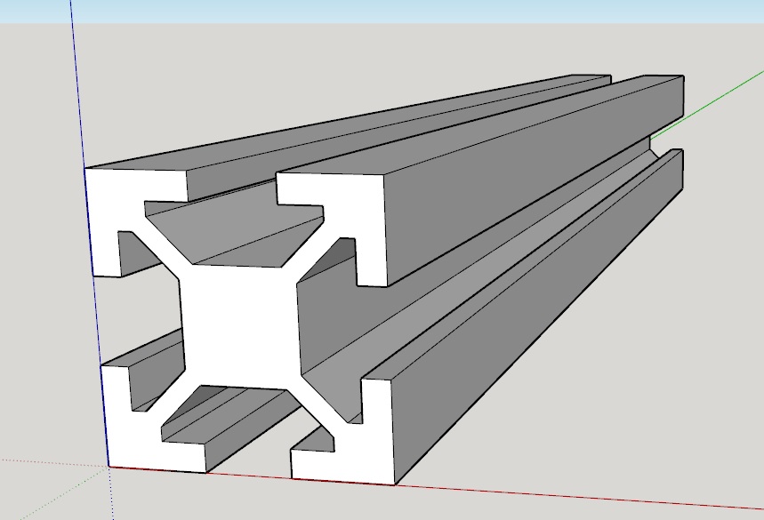 2020 Extrusion (T-slot & V-slot) for modelling by Techbeards | Download ...