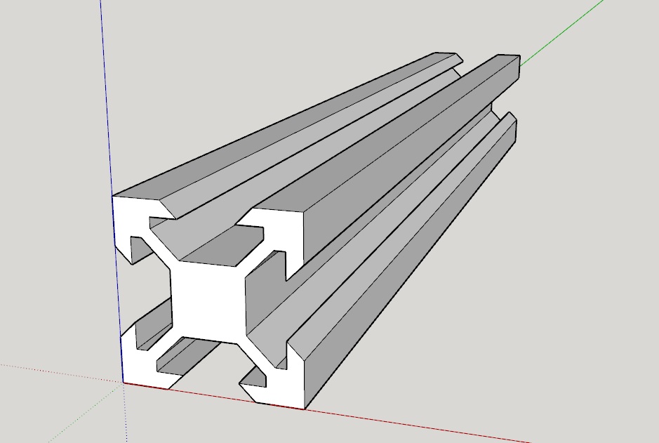2020 Extrusion (T-slot & V-slot) for modelling by Techbeards | Download ...