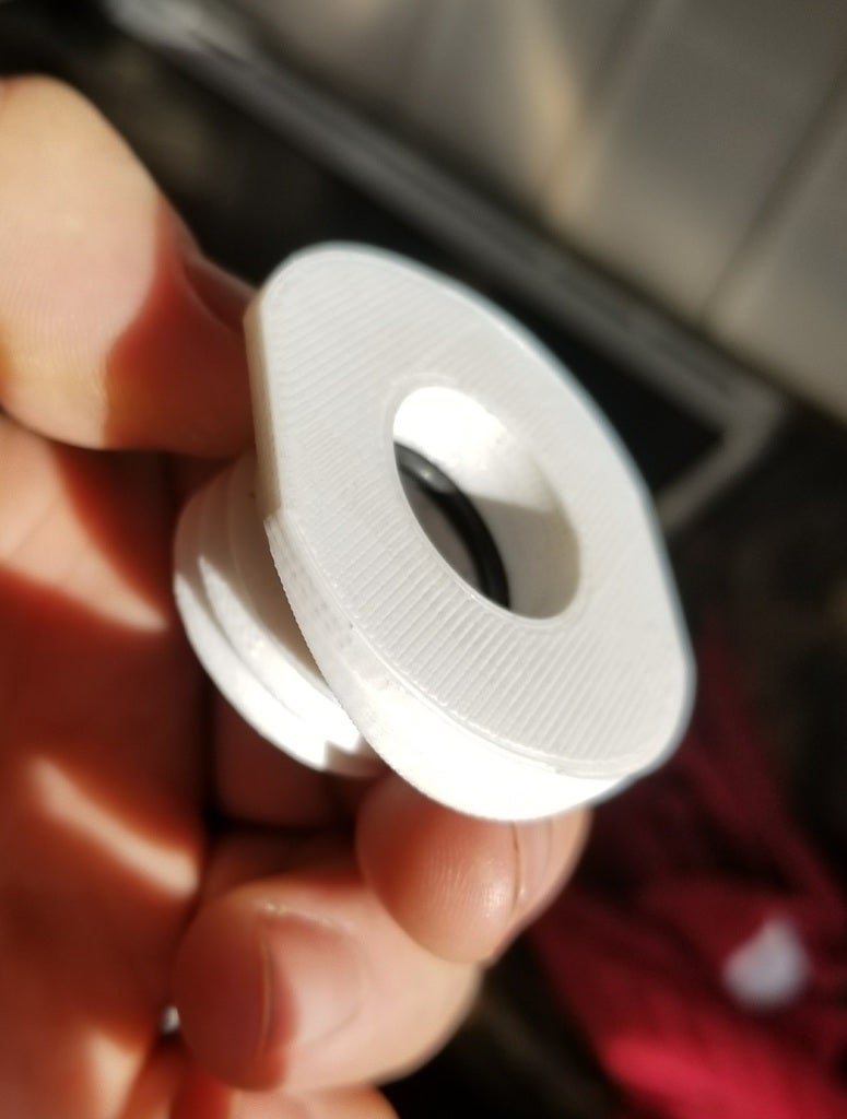 Hydroponics Bulkhead / Drain + Hose coupling for 4" PVC by smysnk ...