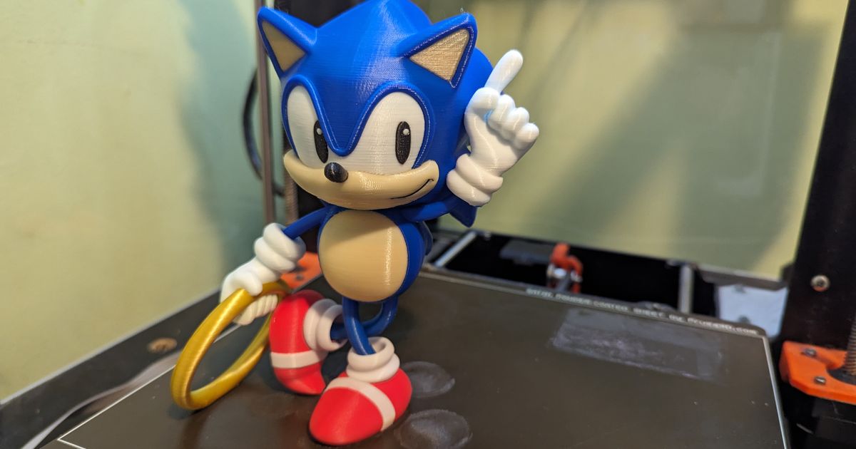Sonic the Hedgehog Multicolor MMU by FusionBolt | Download free STL ...