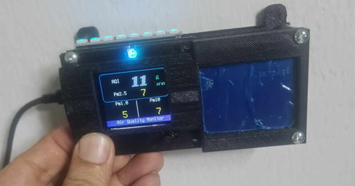 Air Quality Monitor (raspberry PICO) by Yakroo108 | Download free STL ...