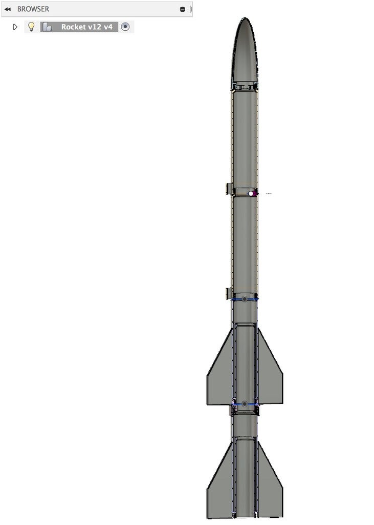 Multi-Stage Rocket by smysnk | Download free STL model | Printables.com