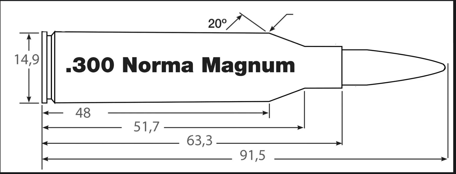 .300 Norma Magnum case by Tomson Design | Download free STL model ...