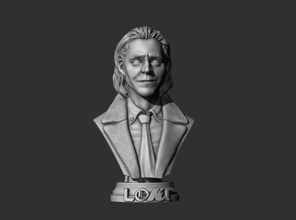 Loki bust by Wekster | Printables Store