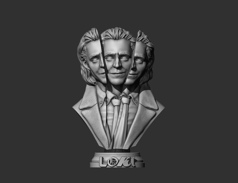 Loki bust by Wekster | Printables Store