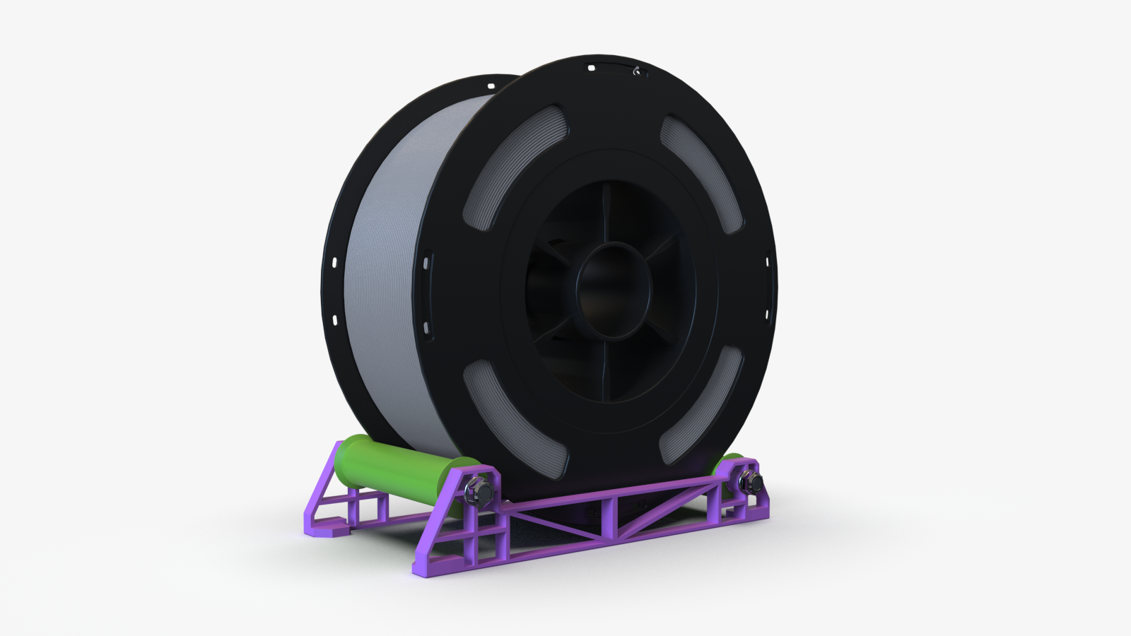 Section spool holder 3kg spools by OhMyGiob | Download free STL model ...