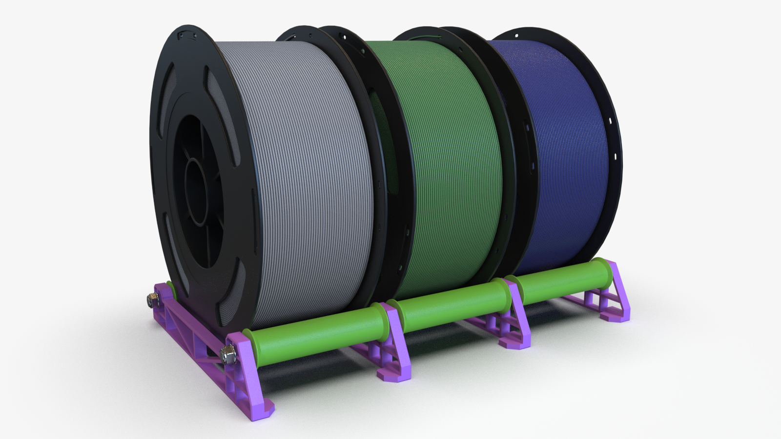 Section spool holder 3kg spools by OhMyGiob | Download free STL model ...