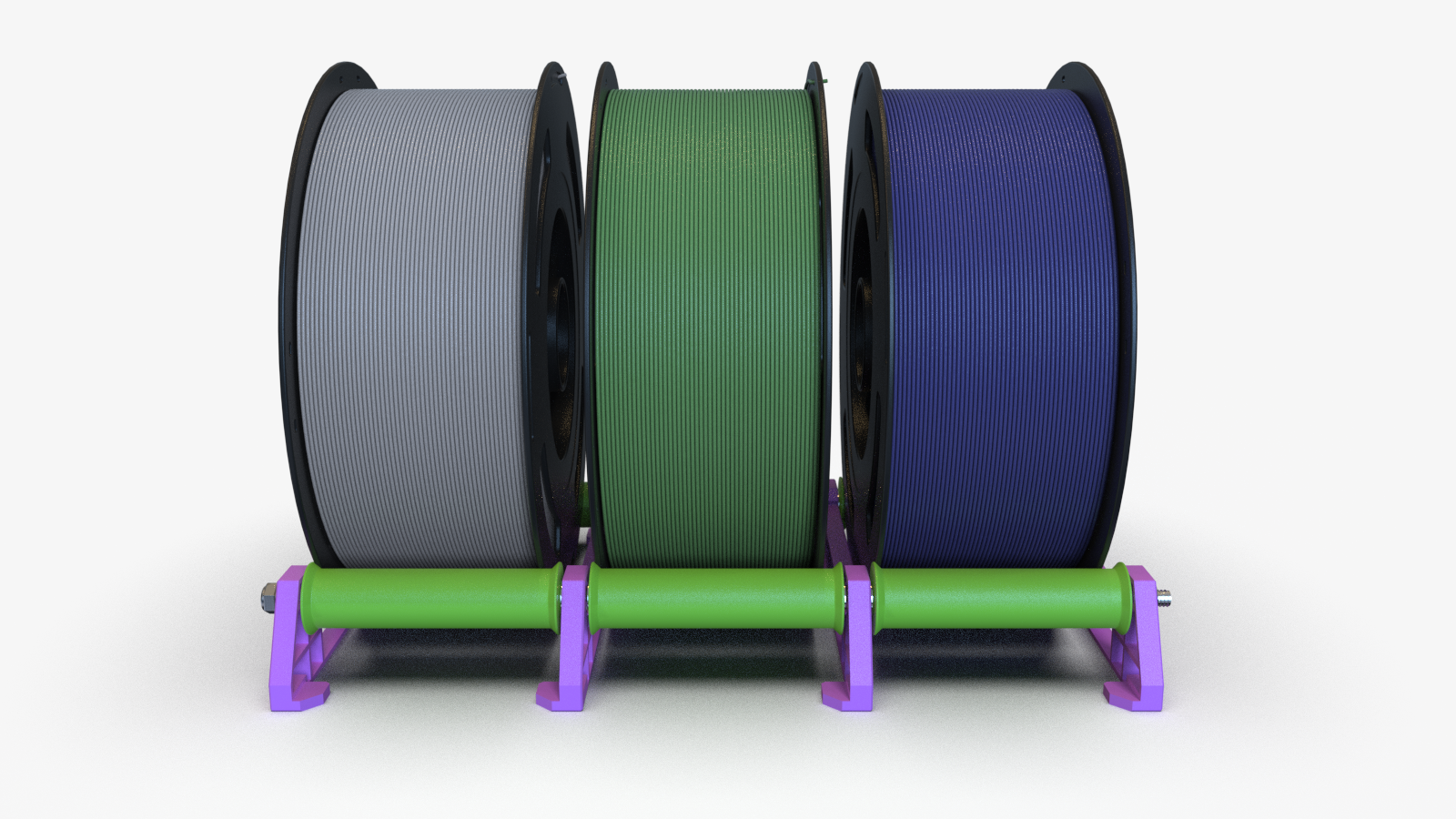 Section spool holder 3kg spools by OhMyGiob | Download free STL model ...