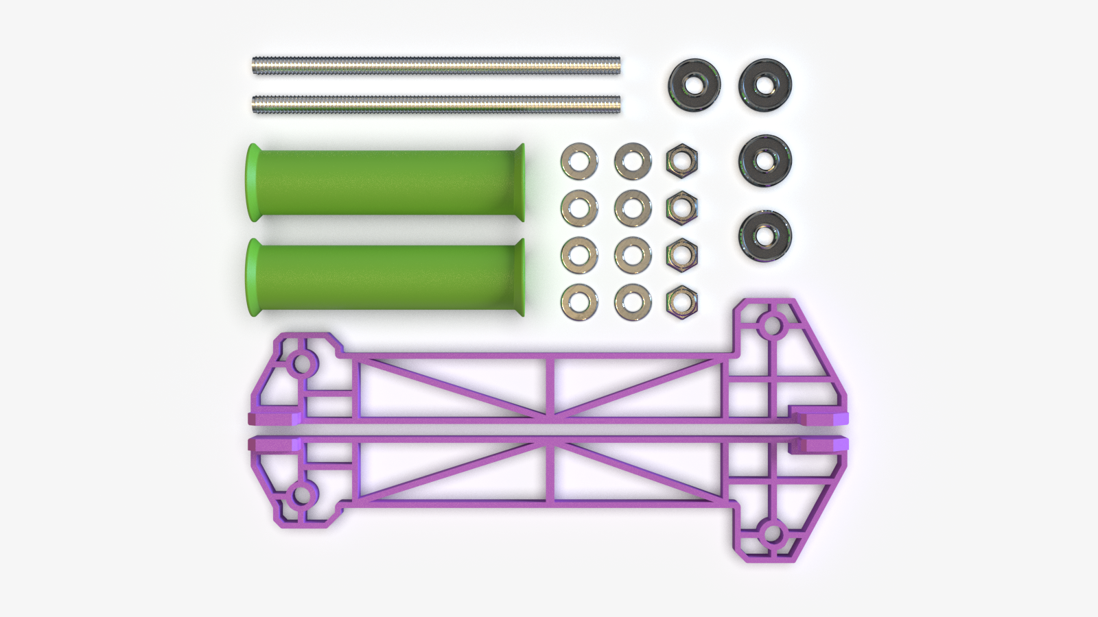 Section spool holder 3kg spools by OhMyGiob | Download free STL model ...