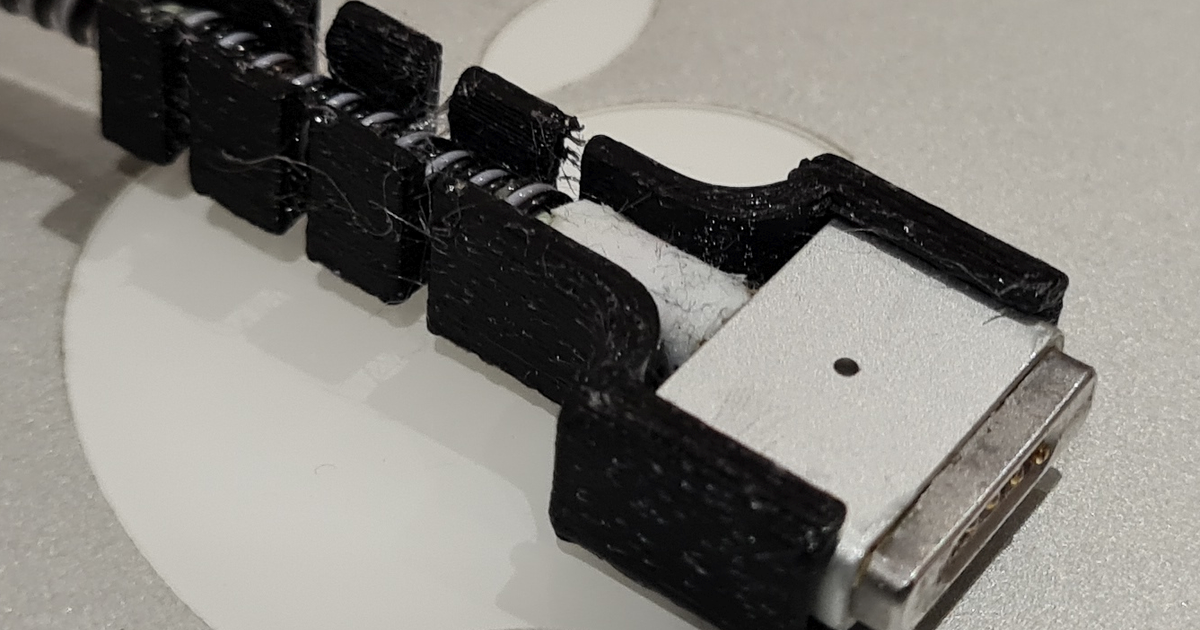 MagSafe cable strain relief by Gabriele Cannizzaro | Download free STL ...