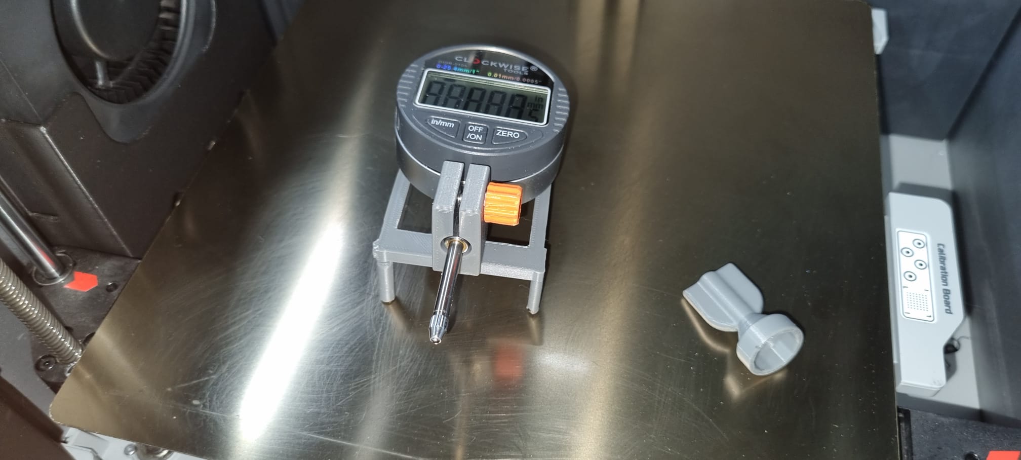 Bambu Lab Manual Bed Leveling Dial Gauge Mount by Mike2121 | Download ... Bambu Lab Manual Bed Leveling Dial Gauge Mount by Mike2121 | Download ...