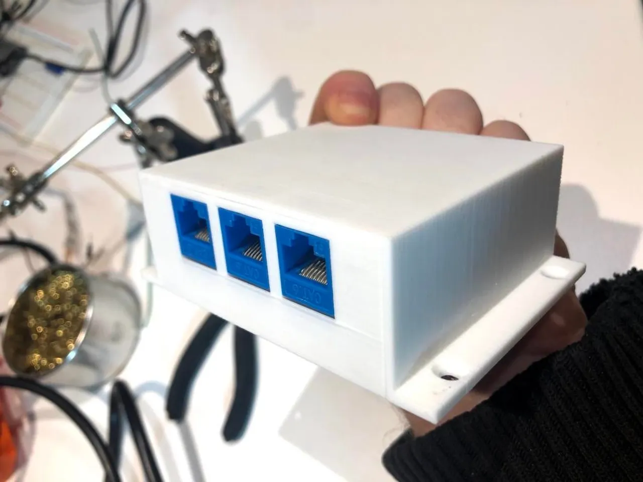 Raspi / ESP32 / Ethernet Keystone enclosure by smysnk | Download free ...