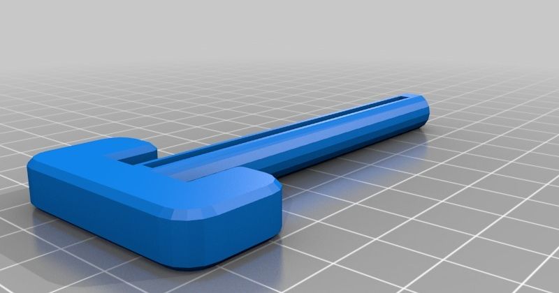 Tube squeeze key by mariusbach | Download free STL model | Printables.com