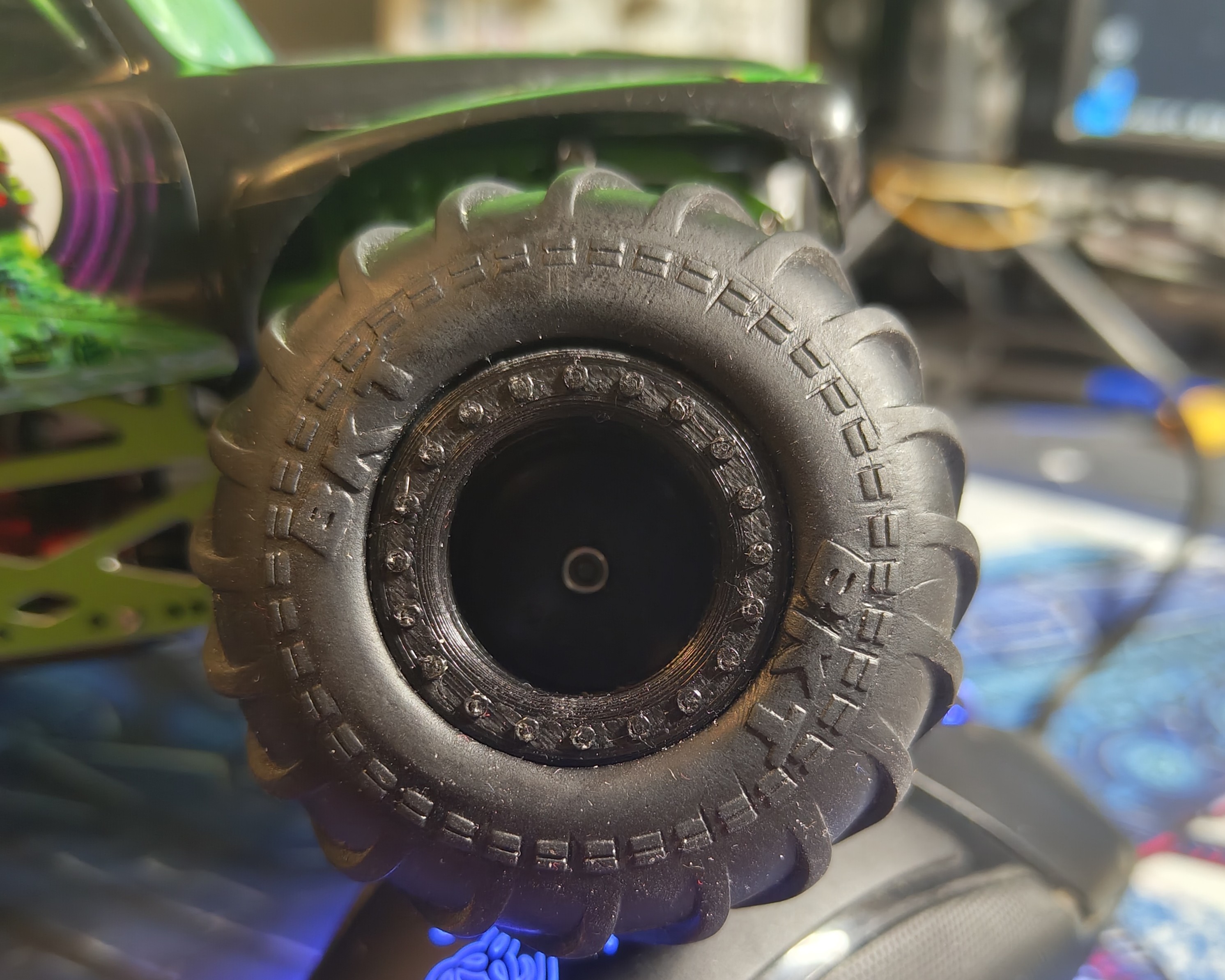 Monster Jam 1/24 wheel (rim) with 7mm hex nut mount by stylesuxx ...