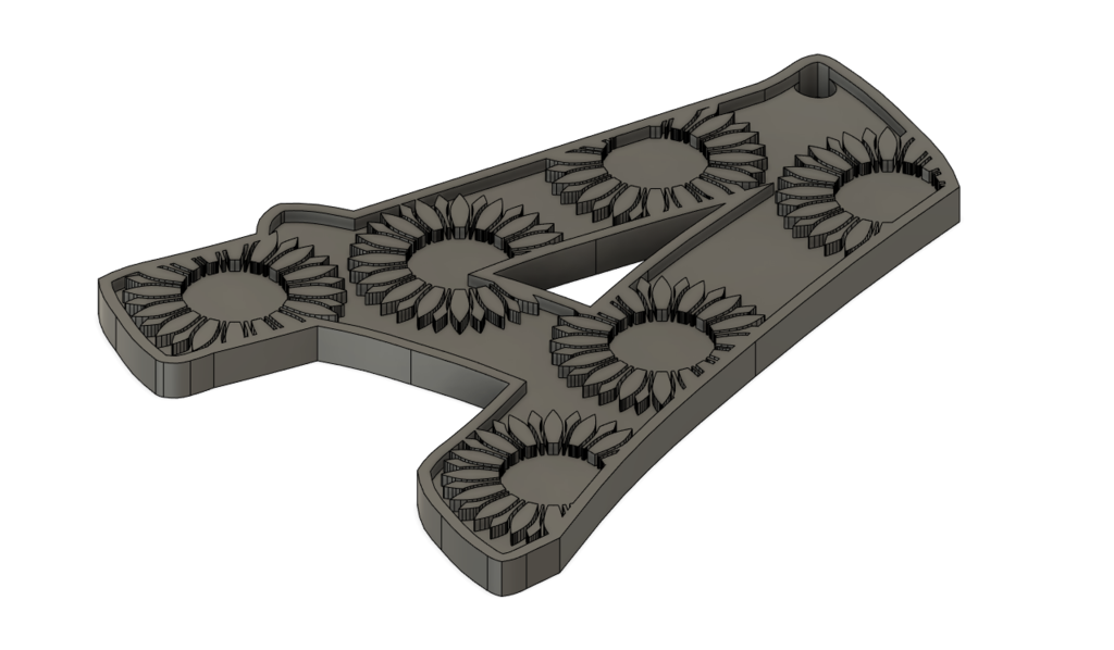 The sunflower A keychain by Gabriele Settimo | Download free STL model ...