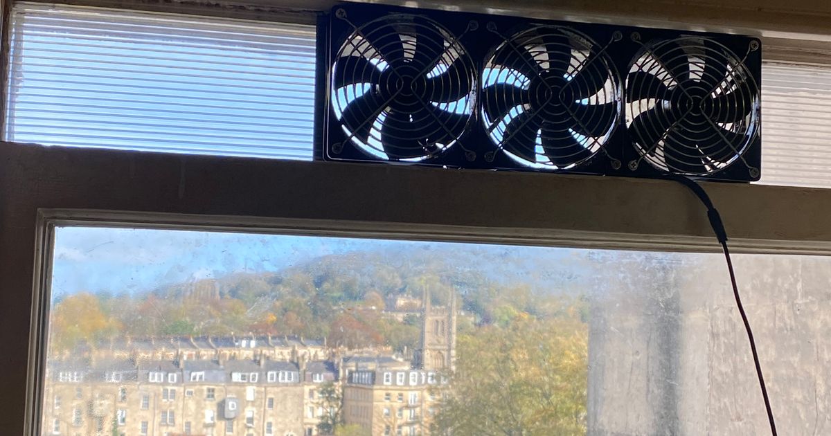 Sash window extractor fan by Edward Robinson | Download free STL model ...