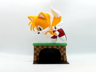 Tails - With Spinning Tails by Scoo | Download free STL model ...