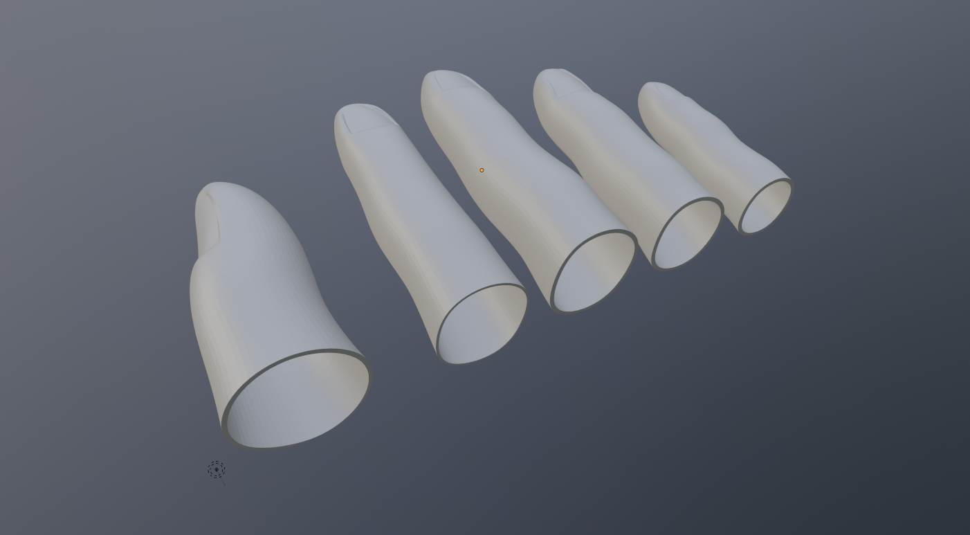 Flexible finger tips by Make3D Company Limited | Download free STL ...