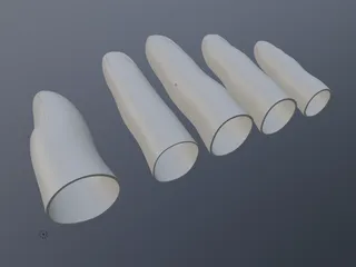 Flexible finger tips by Make3D Company Limited | Download free STL ...
