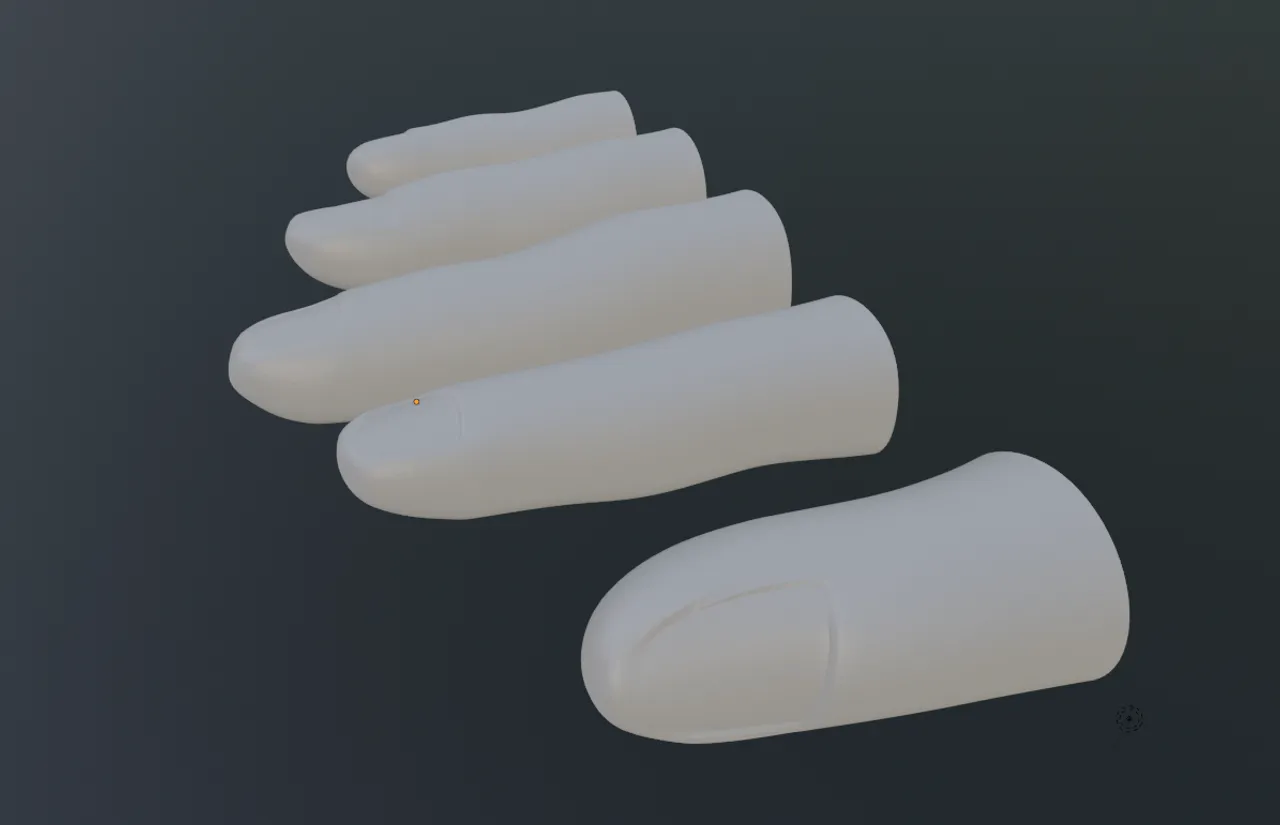 Flexible finger tips by Make3D Company Limited | Download free STL ...