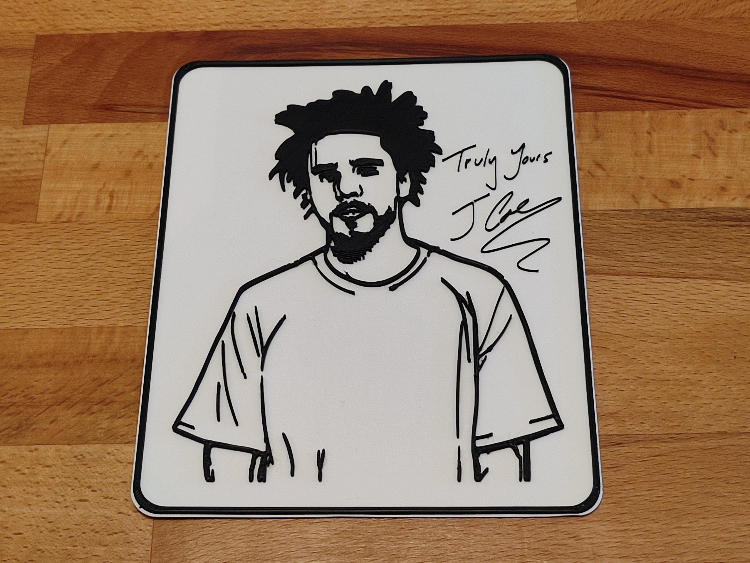 J. Cole Portrait Truly Yours by skankhunt42 | Download free STL model ...