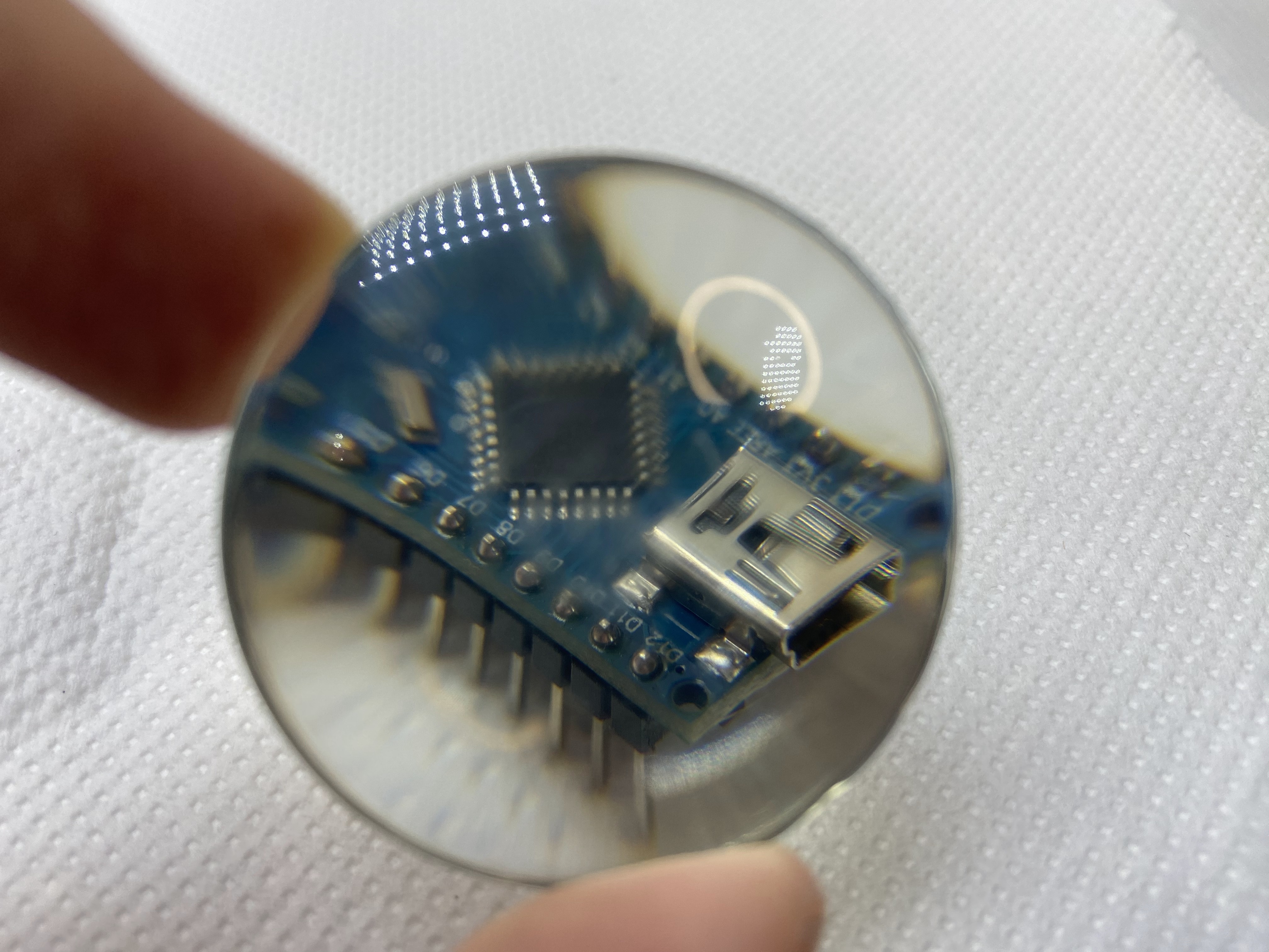 3D printed magnifying glass with 3D printed optical lens by Fraens ...