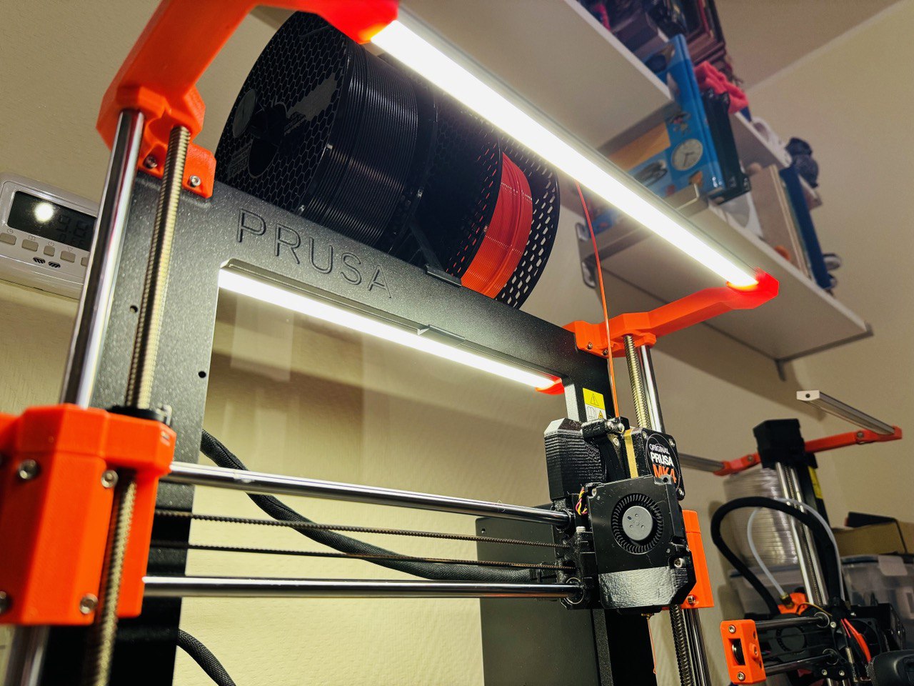 Better Double LED Light Bar Prusa MK4 (with Dimmer) by foorschtbar ...