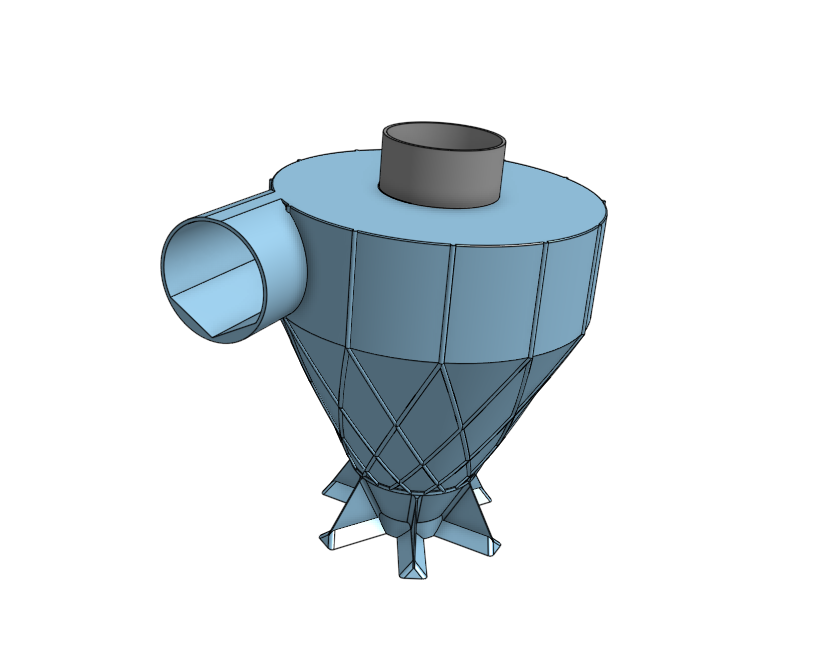 Giant Cyclone Dust Separator by Jack L | Download free STL model ...