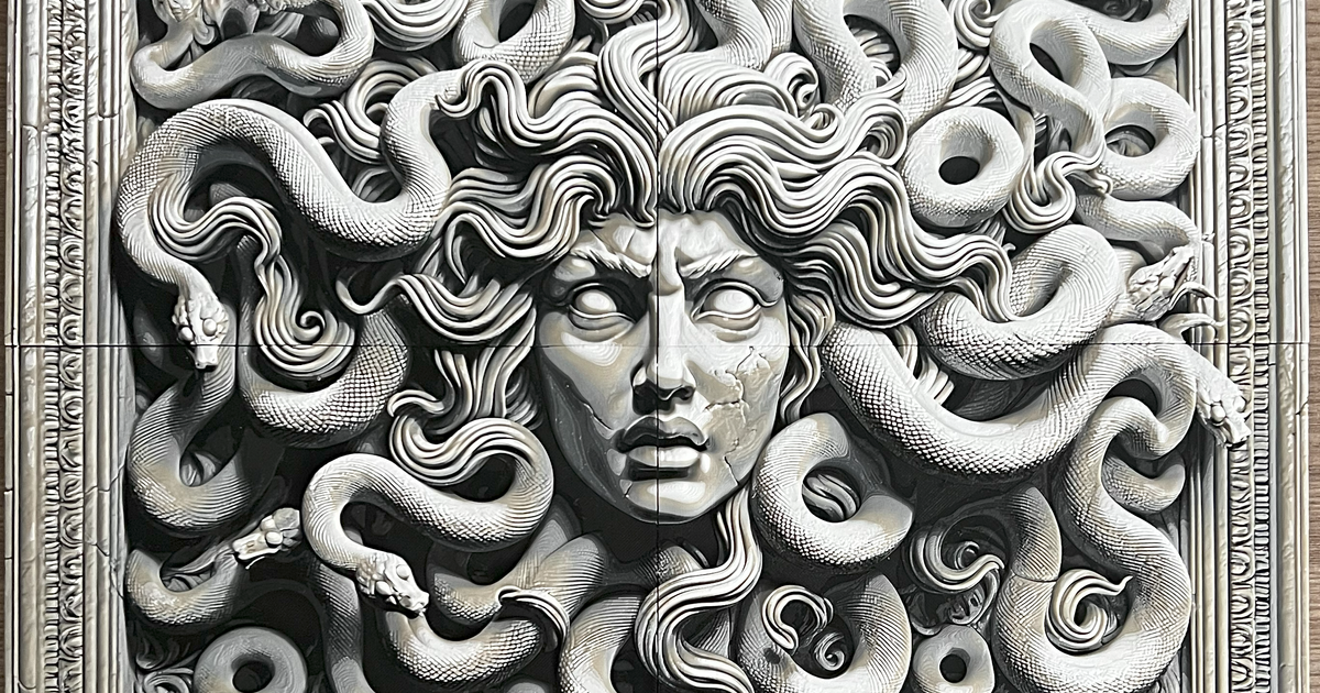 Medusa | 1 or 4 parts by Don Matis | Download free STL model ...