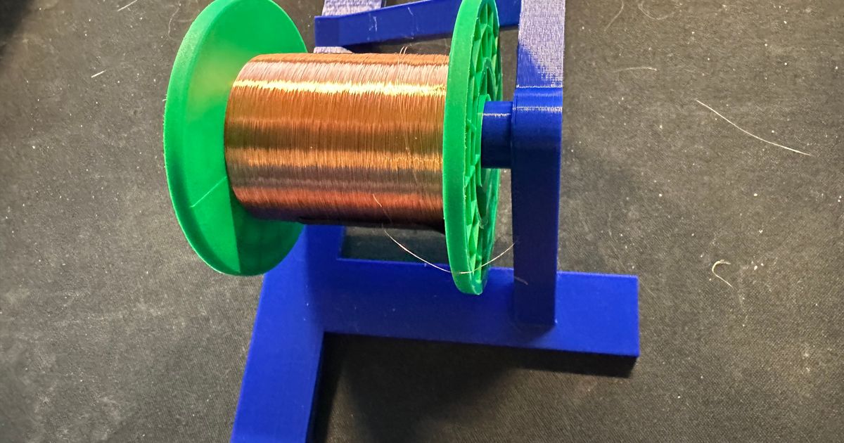 Wire roll holder by L0ran | Download free STL model | Printables.com