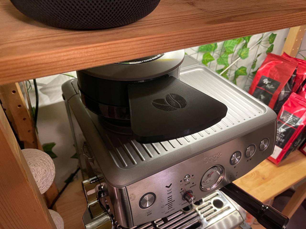 Sage Barista Express (Impress) Hopper Extender with Trough by furrfu ... Sage Barista Express (Impress) Hopper Extender with Trough by furrfu ...