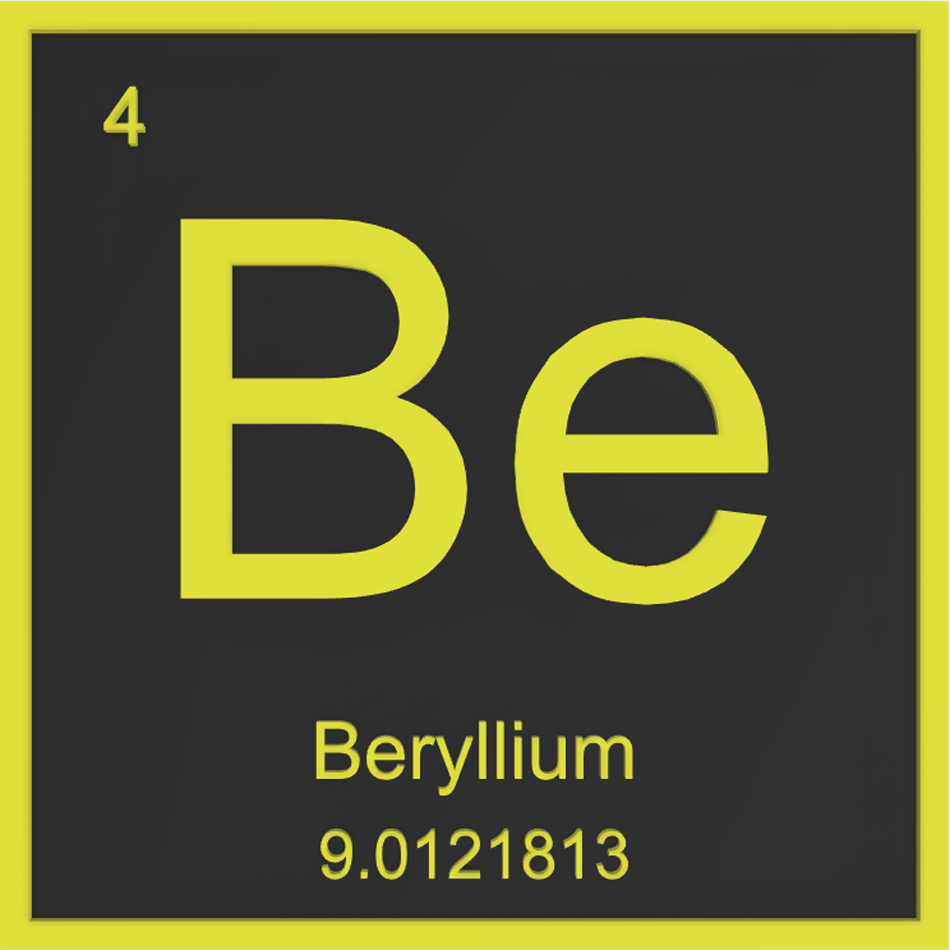 Periodensystem - 4.) Beryllium par Street Evolution | Téléchargez gratuitement un modèle STL ...