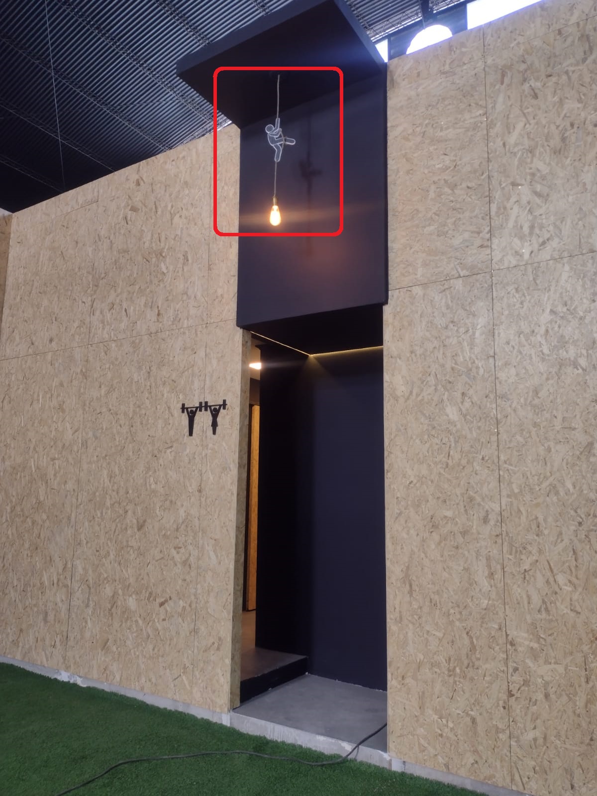 Man climbing sign for lightbulb (crossfit gym) by Marcos | Download ...