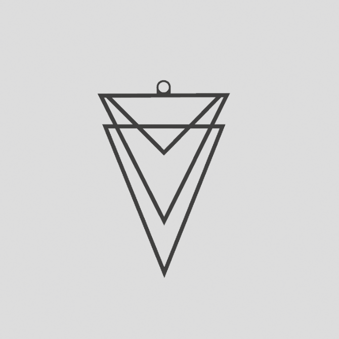 Triangle Earring By Wallysf Download Free Stl Model